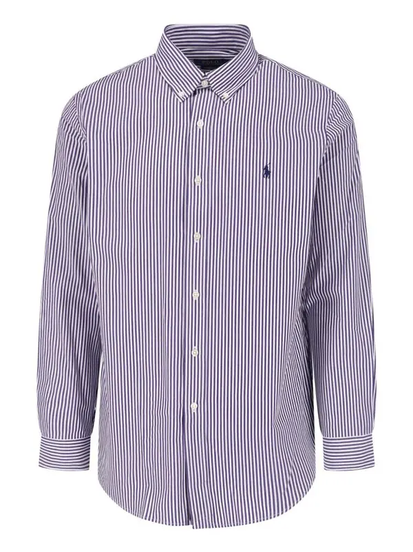Polo Ralph Lauren Cotton-elastane Polo Shirt - Violet