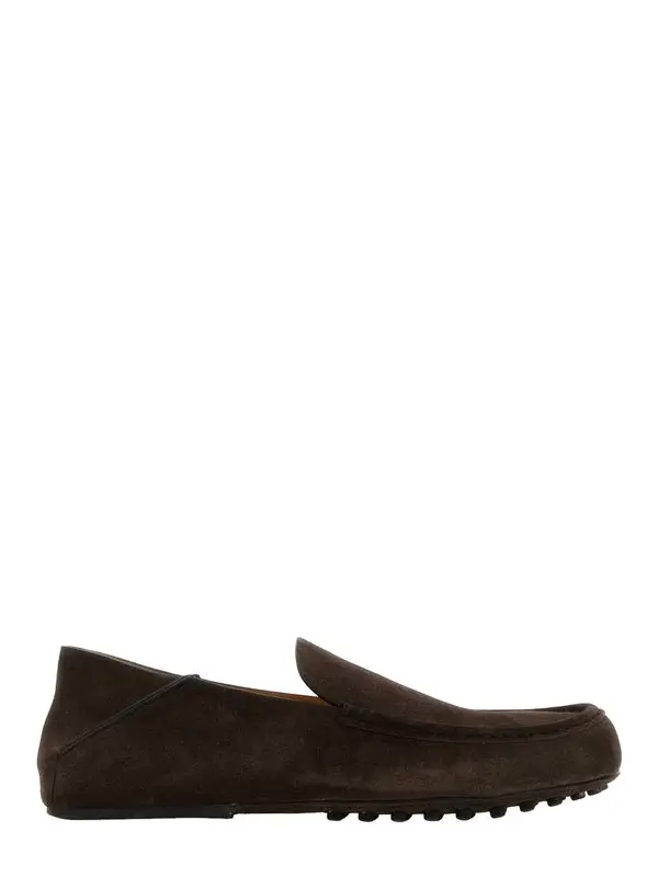 TOD'S Suede Loafers - Brown