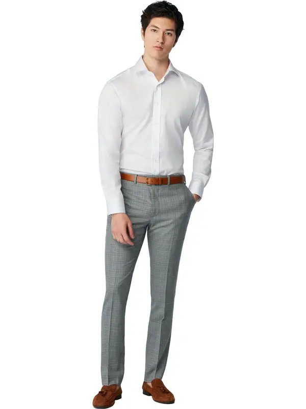 INDOCHINO Ladock Houndstooth Pants - Navy