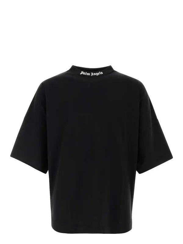 Palm Angels Cotton Oversize T-shirt - Black