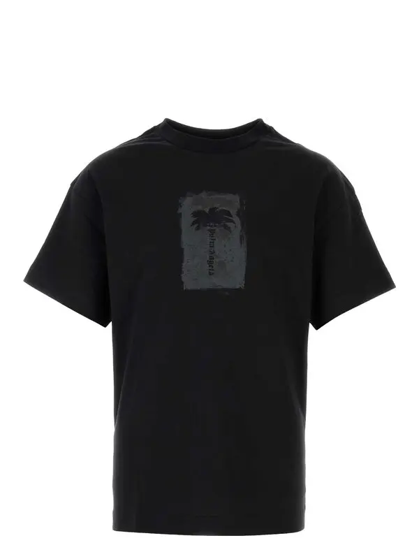 Palm Angels Cotton T-shirt - Black