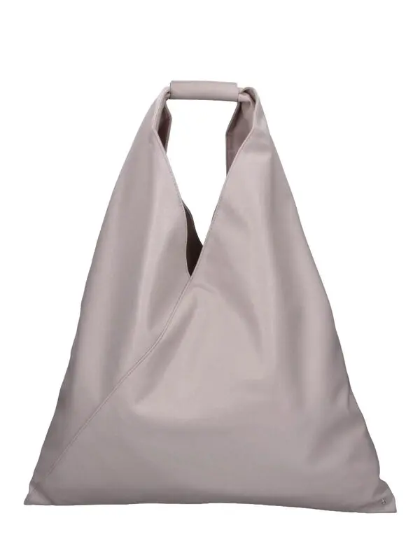 MAISON MARGIELA Oversized Triangle Tote Bag - Grey