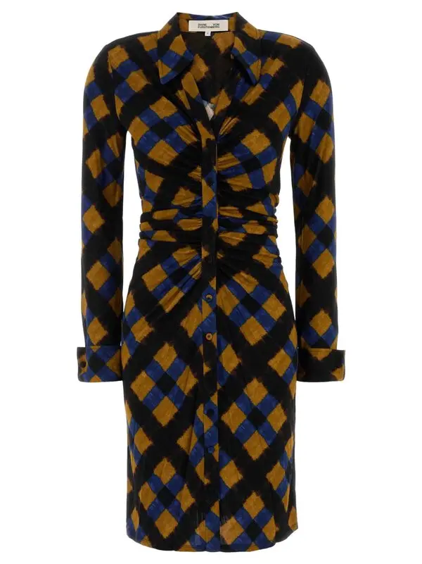 Diane Von Furstenberg T-shirt Sheska Dress - Printed