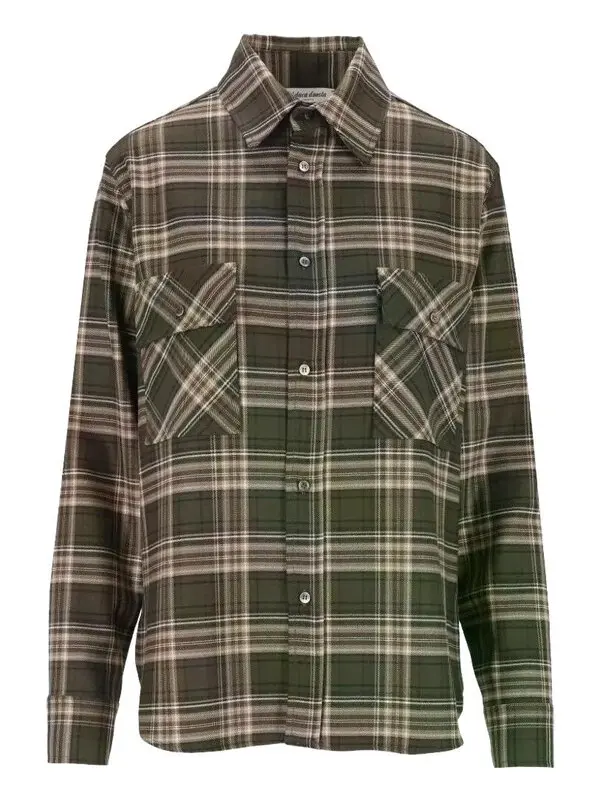 Al Duca D'aosta Check-pattern Shirt - Green