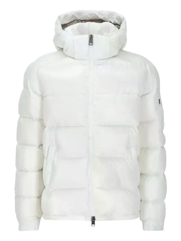 Herno Quilted Hooded Down Jacket - White
