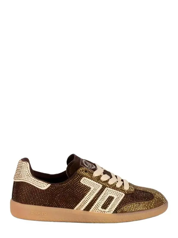 BACK 70 Cloud Star Rhinestone-embellished Sneakers - Brown