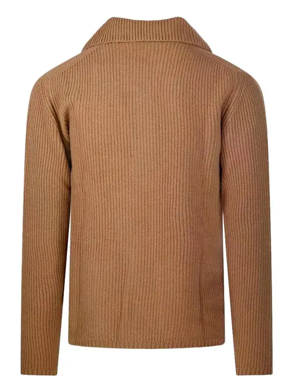 Altea Ribbed-knit Button-up Cardigan - Neutrals