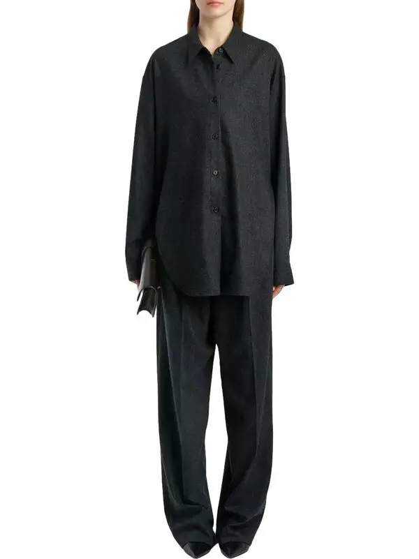 Khaite Goya Top In Charcoal - Grey