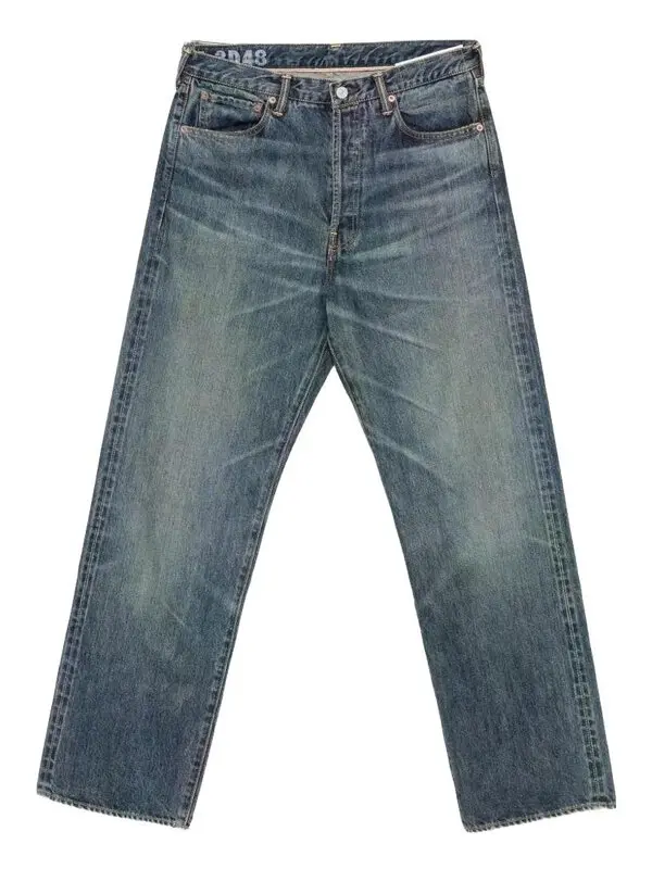 Visvim Social Sculpture 01 Wide-leg Jeans - Blue