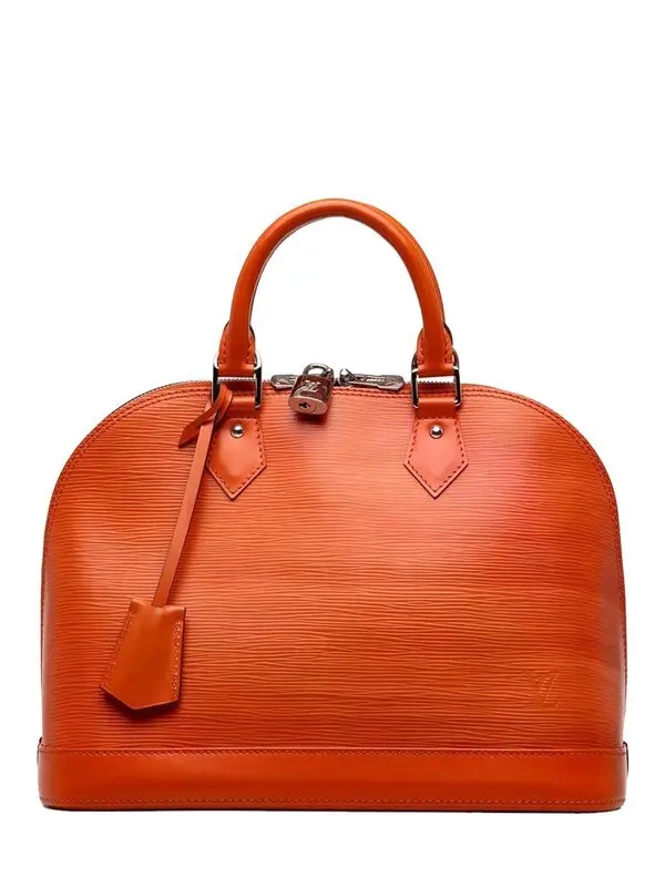 LOUIS VUITTON 2013 Epi Alma Pm Satchel - Orange