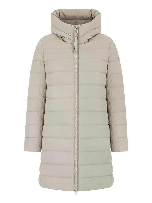 DUNO Cellini Quilted Hooded Jacket - Neutrals