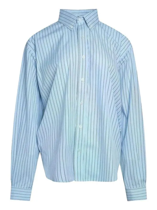 Vaquera Vertical-stripe Shirt - Blue
