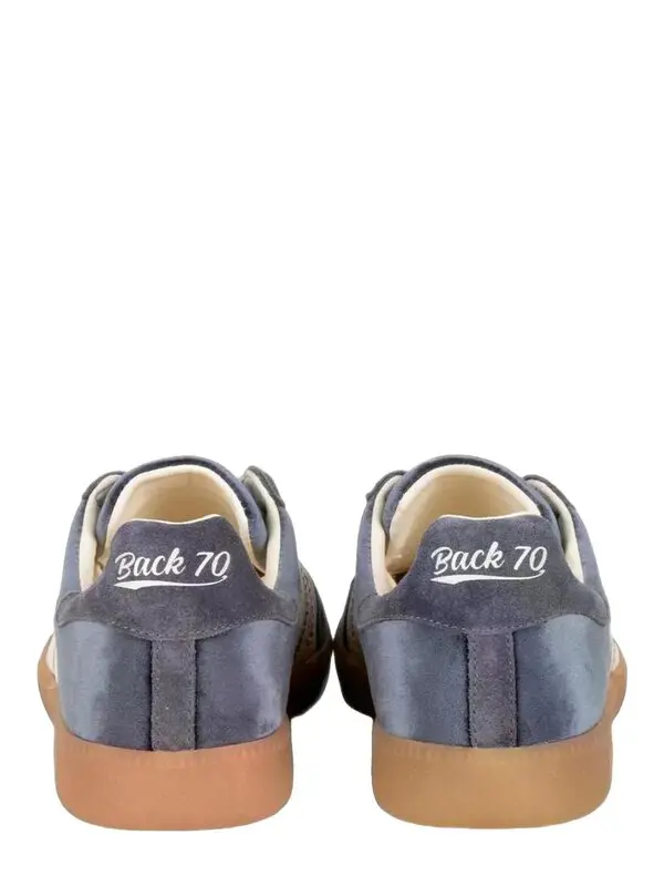 BACK 70 Logo-patch Panelled Sneakers - Blue