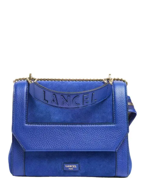 LANCEL Medium Ninon Flap Shoulder Bag - Blue