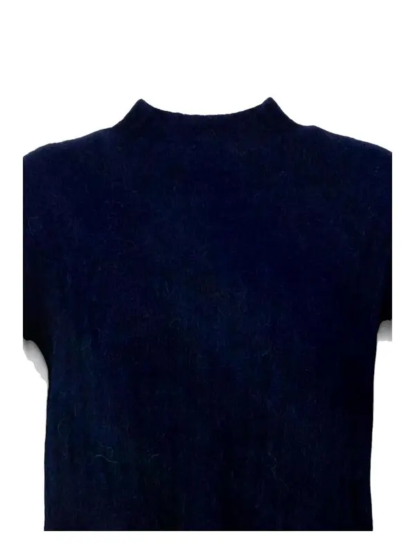 CINQUE Mock-neck Long-sleeve Sweater - Blue