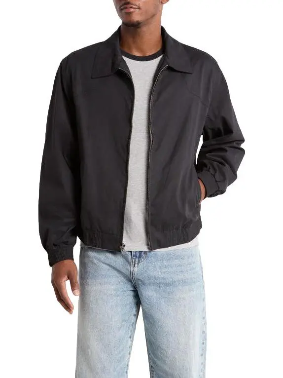 PACSUN Harrington Zip Jacket - Black