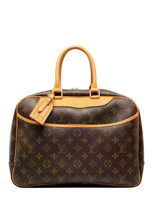 LOUIS VUITTON 1990-2010 Monogram Deauville Handbag - Brown