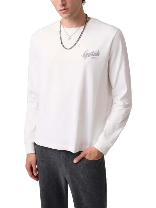 Guess Jean Co. Long Sleeve Graphic Tee - G046-open