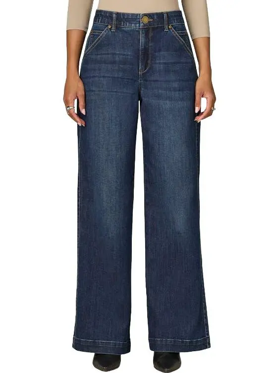 Wit & Wisdom Skyrise Wide Leg Jeans - Indigo