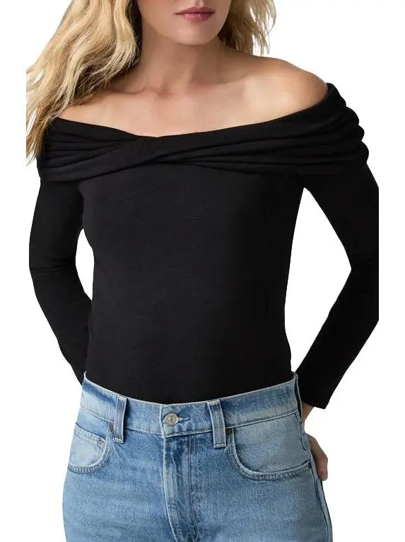 Paige Aaliyah Off The Shoulder Top - Black