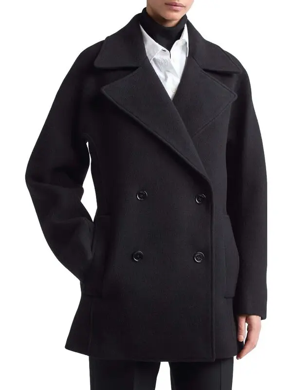 TOTEME Rounded Peacoat - Black