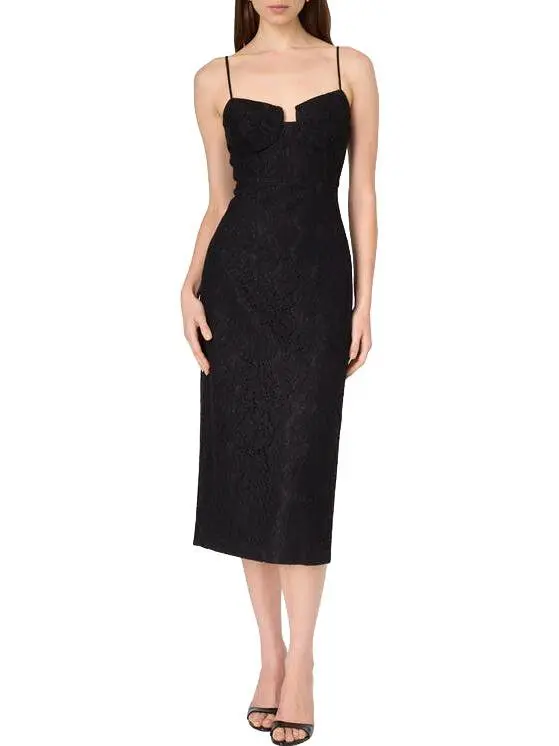 Cami Nyc Sipsy Lace Midi Dress - Black
