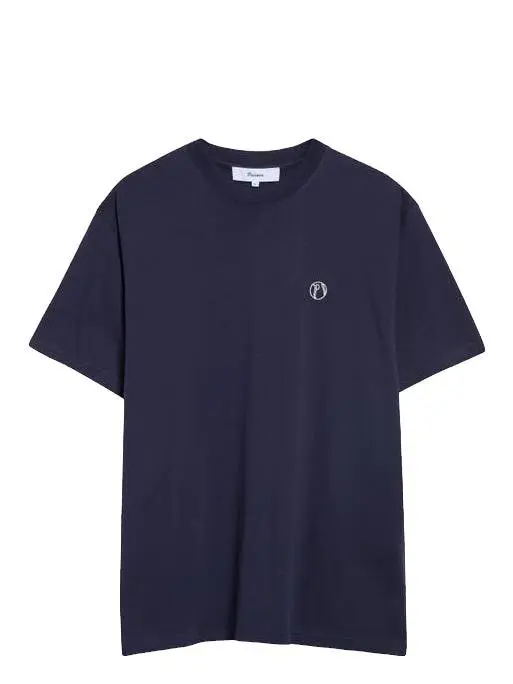 PALMES Ball Cotton T-shirt - Navy