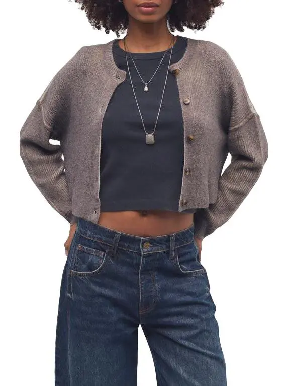 Free People Ottilie Cardigan - Espresso