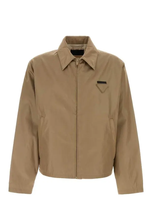 Prada Cappuccino Re-nylon Jacket - Brown