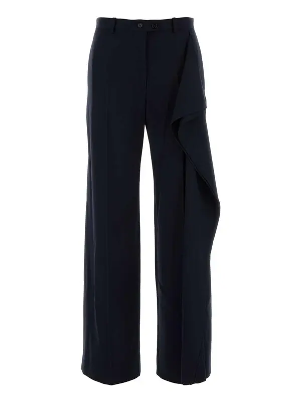 JIL SANDER Midnight Wool Pant - Blue