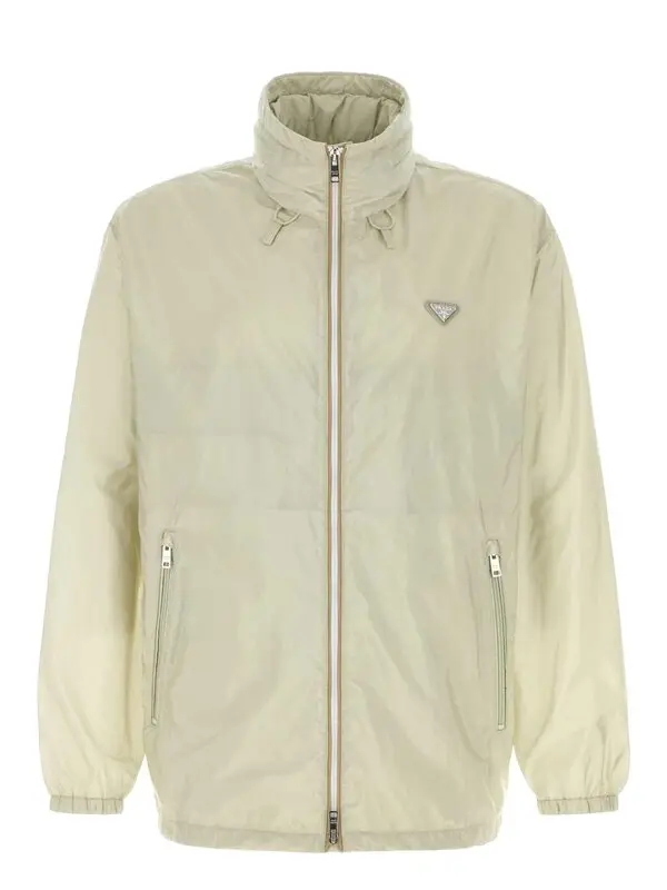 Prada Sand Re-nylon Windbreaker - Brown