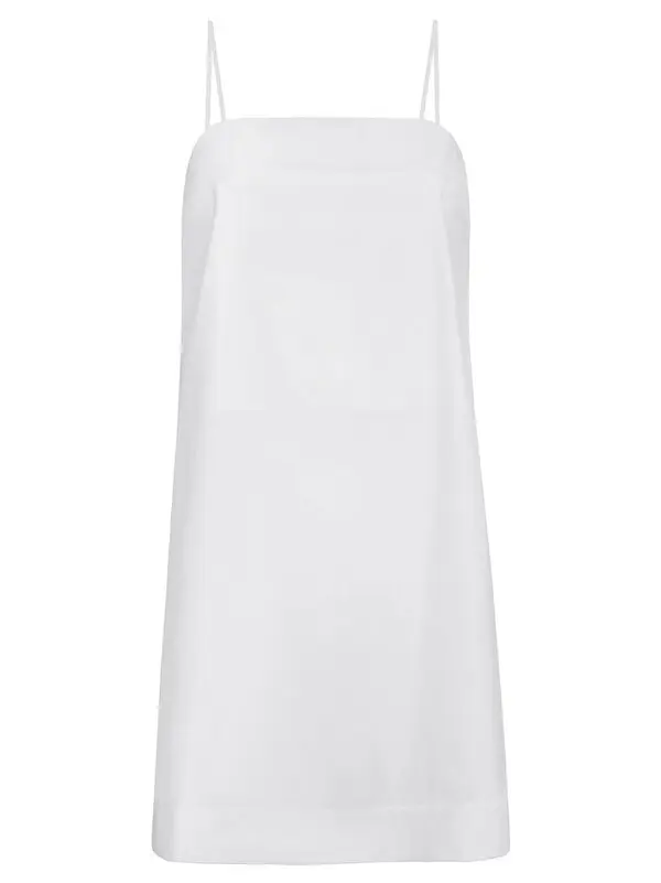 AUDREY VALLENS Poplin Mini Dress - White