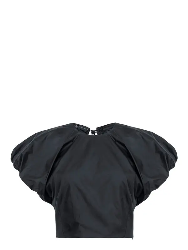 AUDREY VALLENS All-gen Gathers And Volume Top - Black