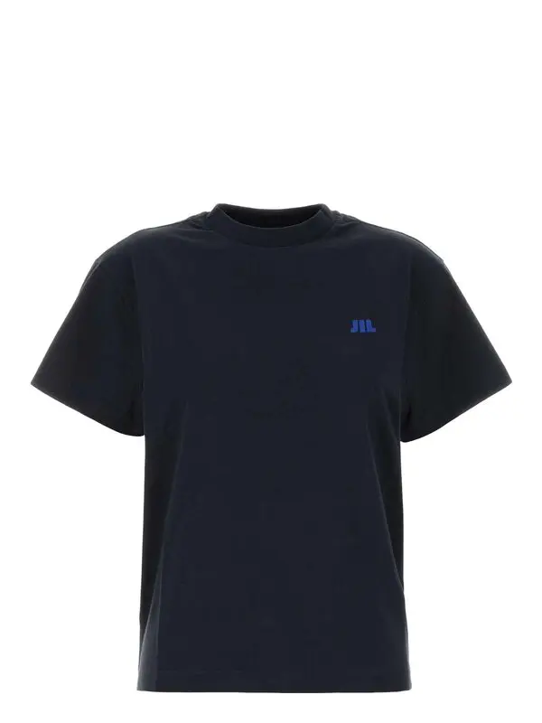 JIL SANDER Midnight Cotton T-shirt - Blue