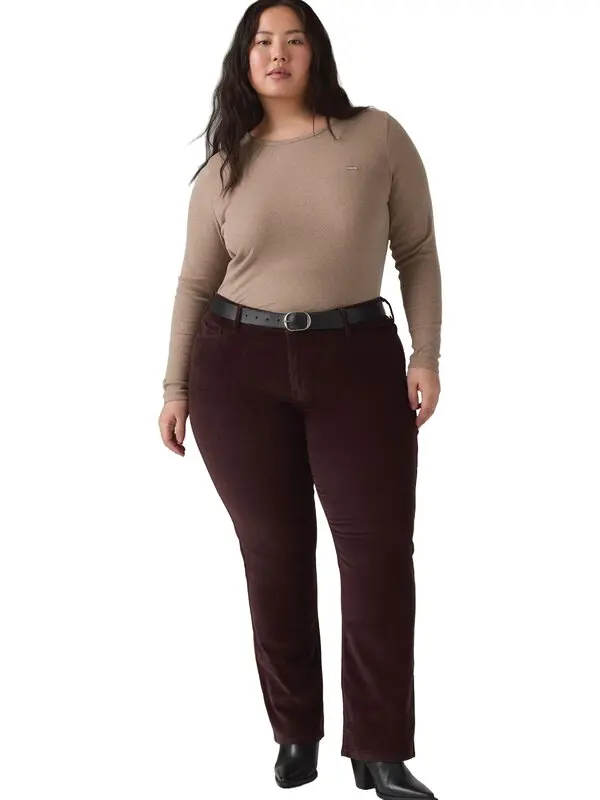 LEVI'S Classic Straight Corduroy Pants Jeans - Java