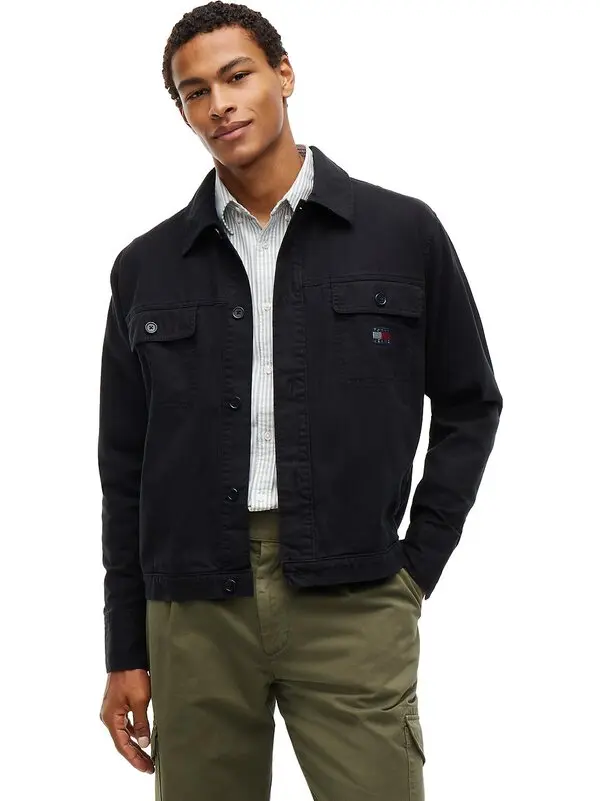 Tommy Hilfiger Utility Overshirt - Black
