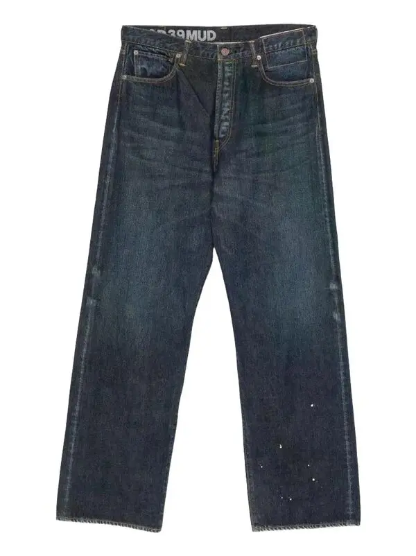 Visvim Social Sculpture 01 Wide-leg Jeans - Blue