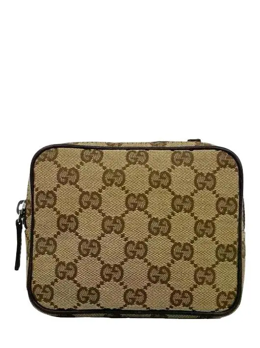 Gucci 2000-2015 Gg Canvas Crossbody Bag - Neutrals