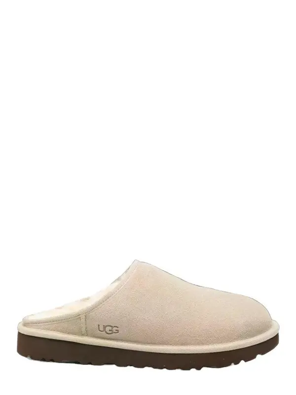 UGG Logo-debossed Suede Slippers - Neutrals