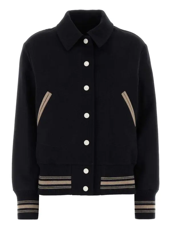GOLDEN GOOSE Wool Journey Bomber Jacket - Multicolor
