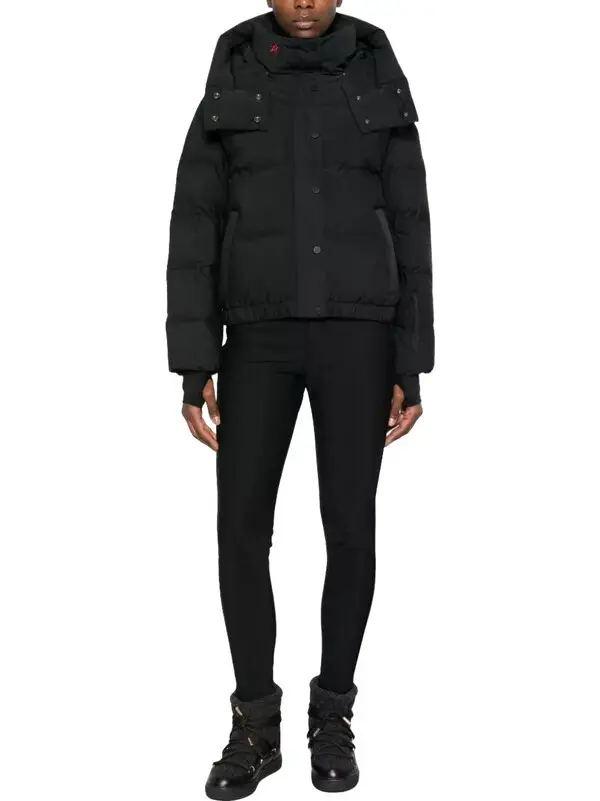 Perfect Moment Aurora Logo-embroidered Skinny Trousers - Black