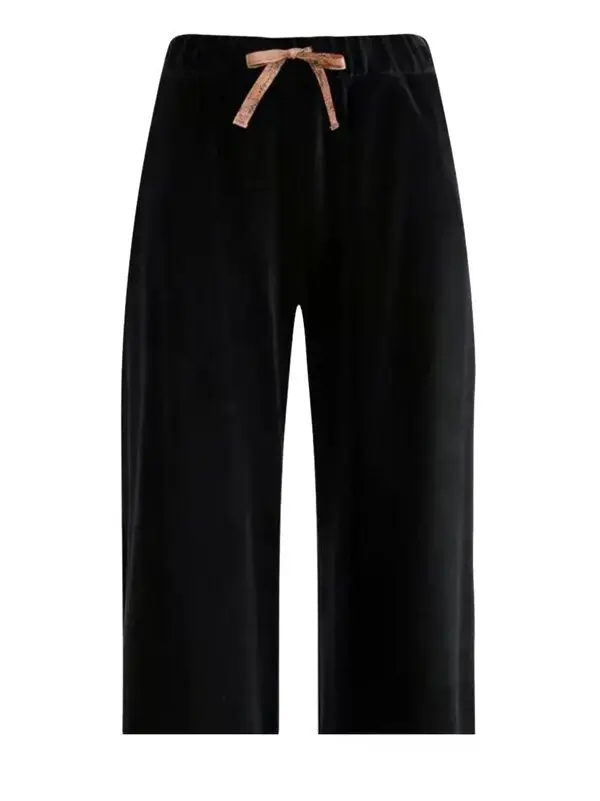 ALVIERO MARTINI 1° CLASSE Drawstring Straight-leg Track Pants - Black