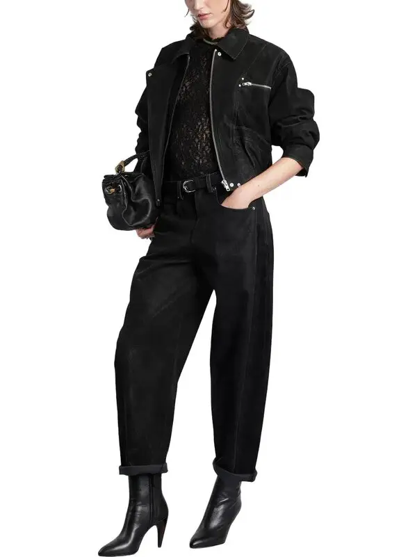 Isabel Marant Étoile Zip-up Panelled Jacket - Black