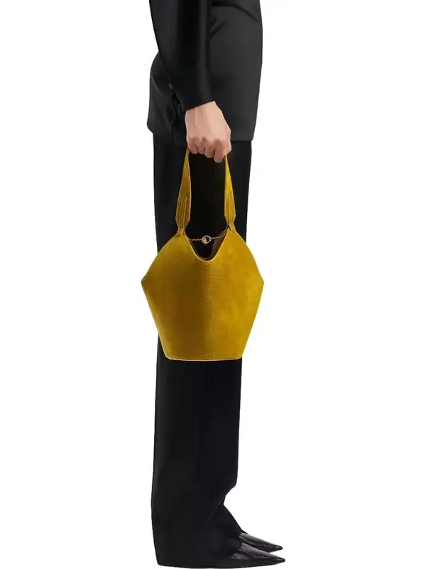 Khaite Mini Lotus Tote - Green