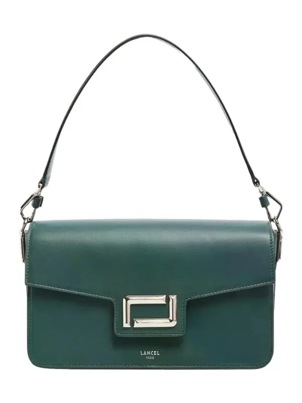 LANCEL Medium Angele Leather Shoulder Bag - Green