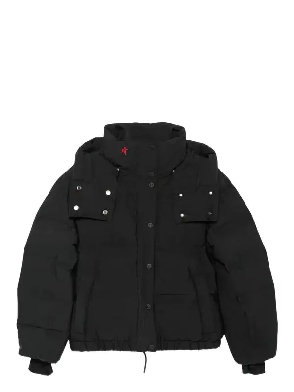 Perfect Moment Moment Logo-print Hooded Ski Jacket - Black