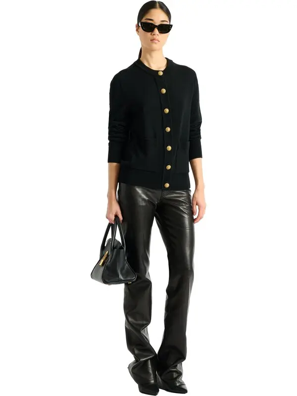 Balmain Knit Cardigan - Black