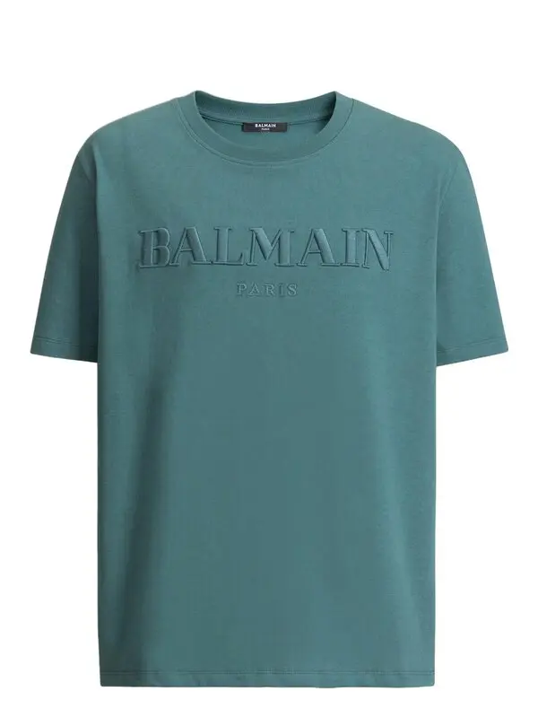 Balmain Vintage Embroidered T-shirt - Blue