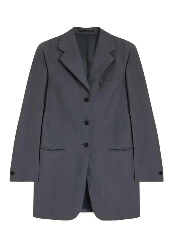 JIL SANDER Tailored Wool Jacket - Grey