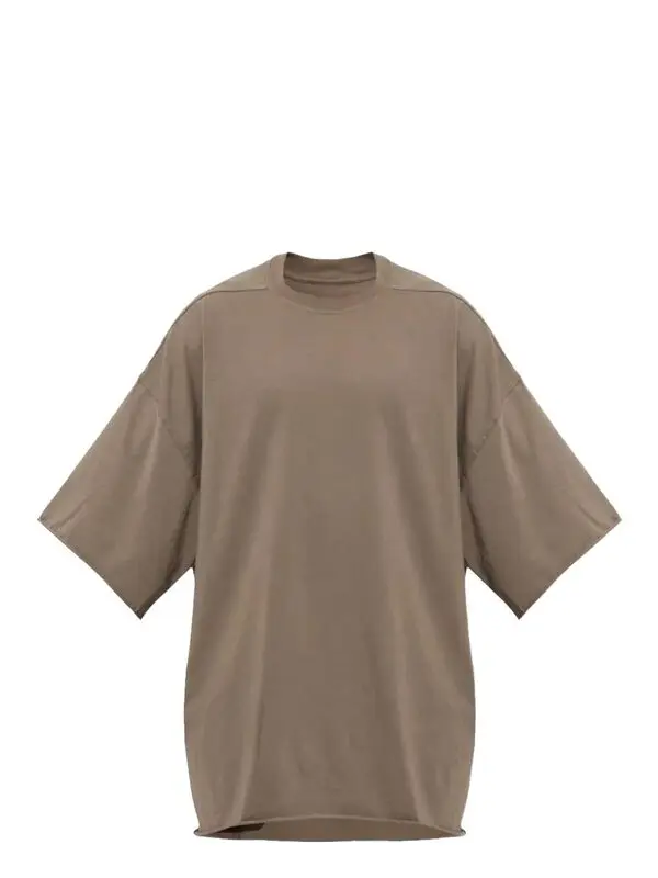 Rick Owens Raw-edge Hem T-shirt - Grey
